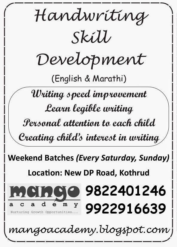 Mango Academy: Handwriting Skill Development