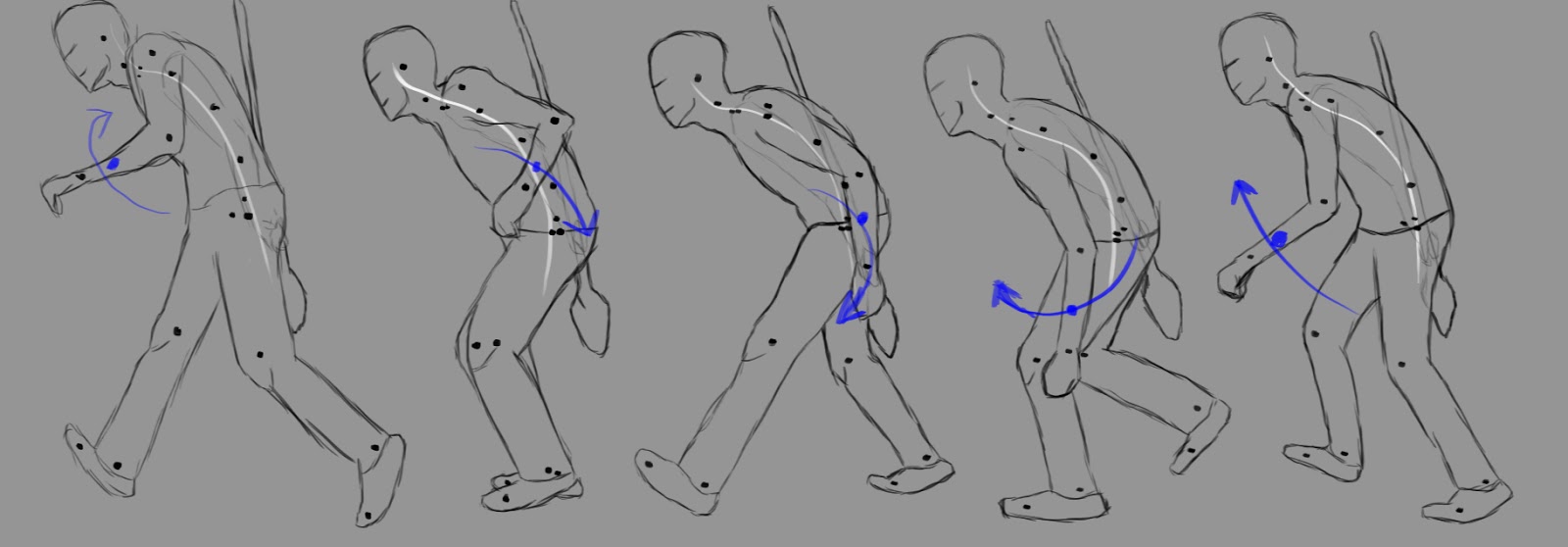 Animate By Knight: Run Animation posing