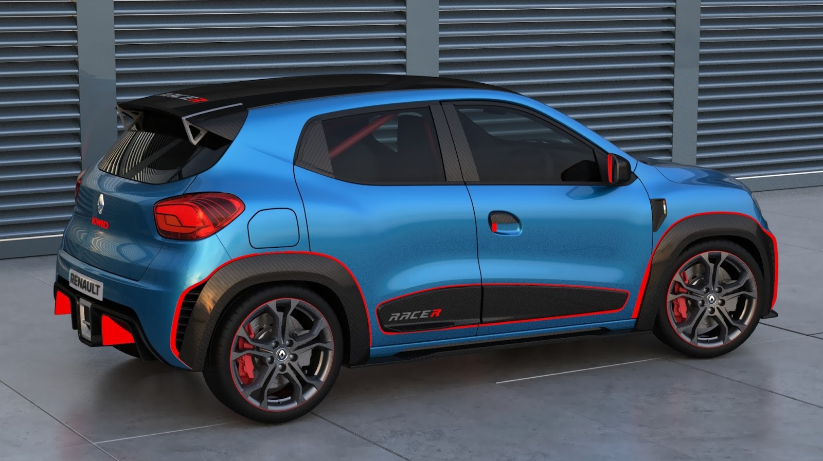 Renault apresenta Kwid em versões conceituais Climber e Racer