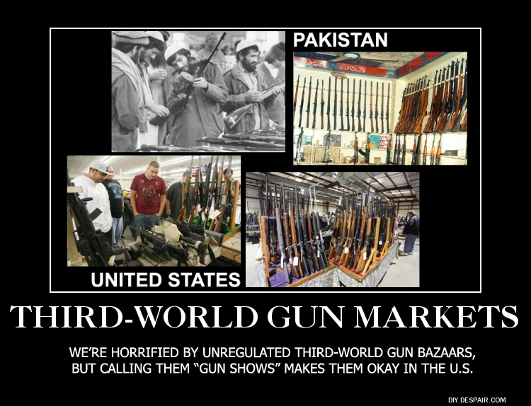 Mikeb302000: Third-World Gun Bazaars vs. U.S. Gun Shows