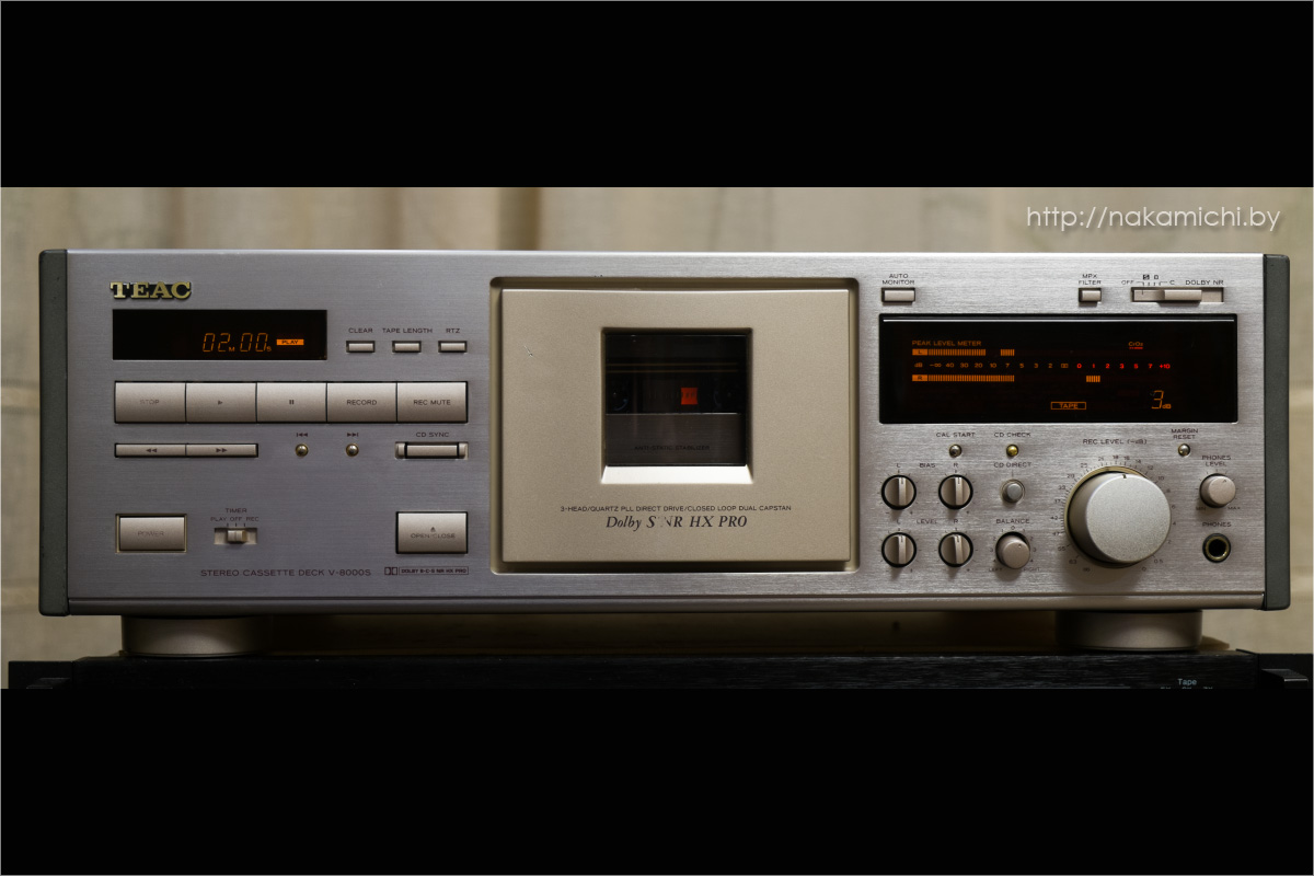 Vintage Audio: TEAC V-8000S stereo cassette deck