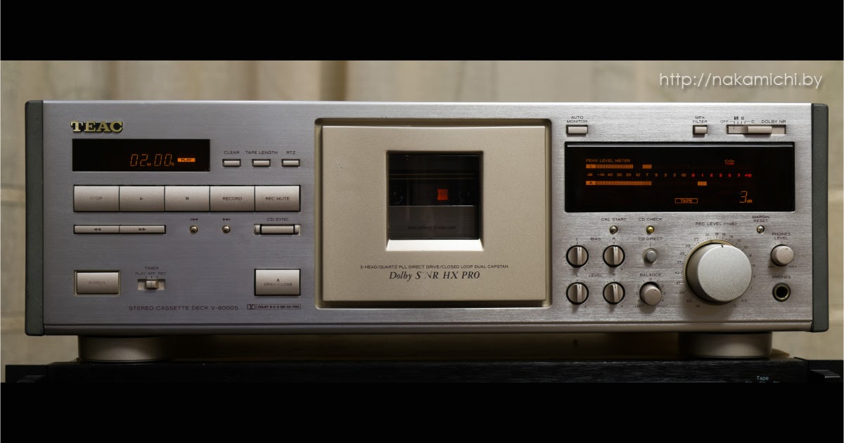 Vintage Audio: TEAC V-8000S stereo cassette deck