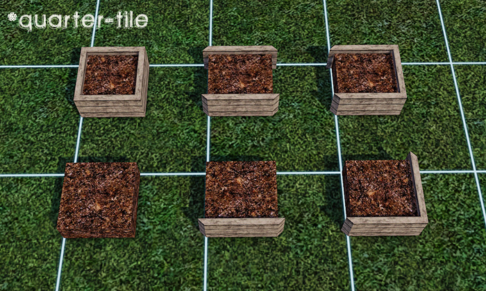Gelina's Sims 3 Blog: Modular Planter Boxes