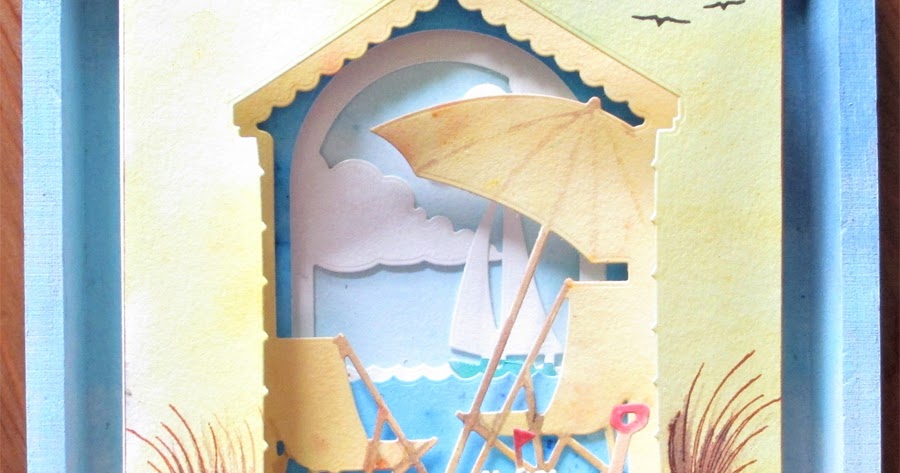 ColourCraft: Summer Shadow Box by Karen