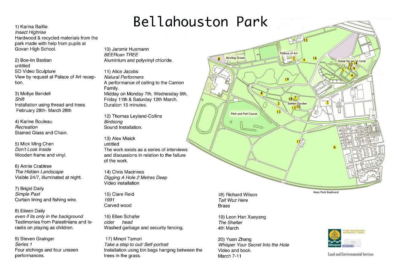 Sculpture and Environmental Art: Third Year Public Art Projects at ...