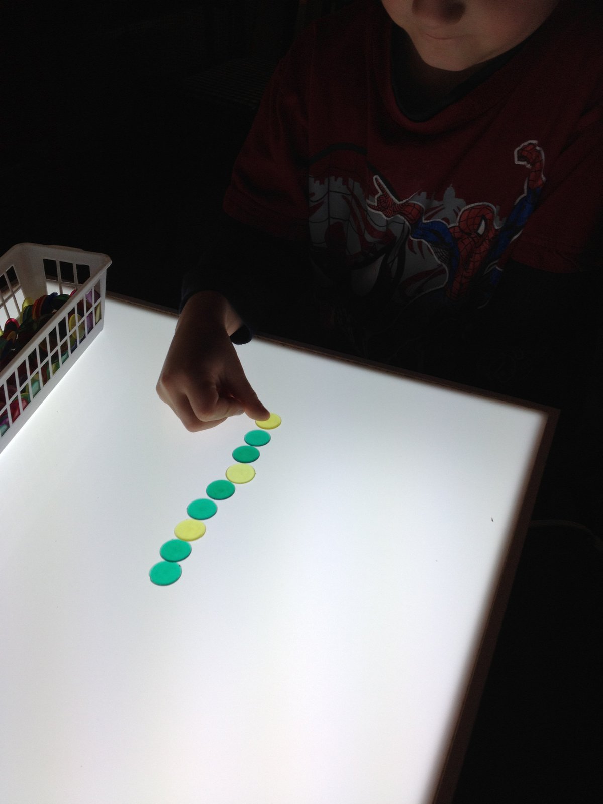 Kindergarten Kids: The Light Table
