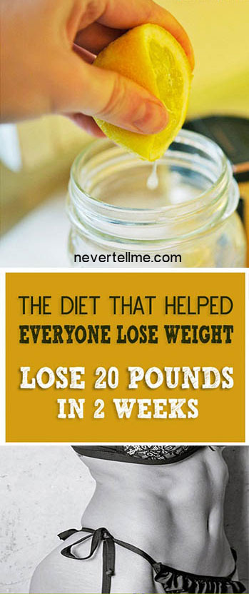 How I Lost 22 Pounds with This Weird Lemon Water Diet in Just 2 Weeks ...