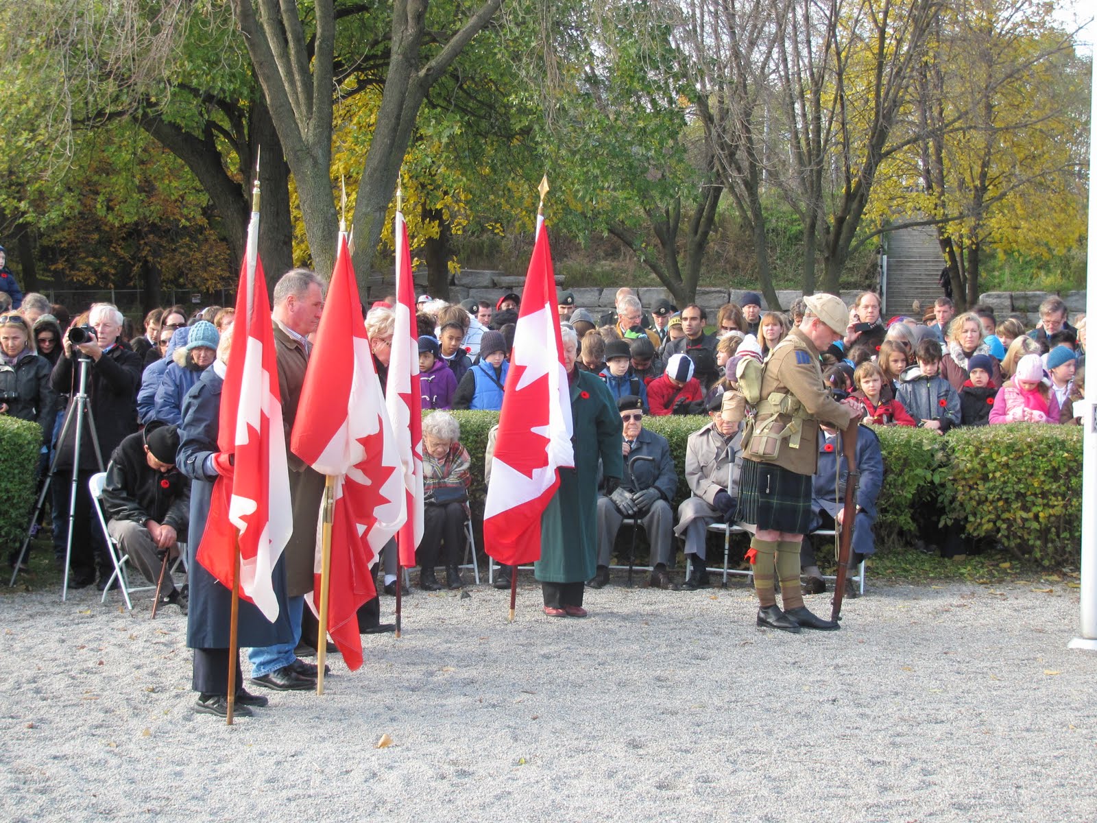 The World of Gord: Remembrance Day Ceremony at Fort York