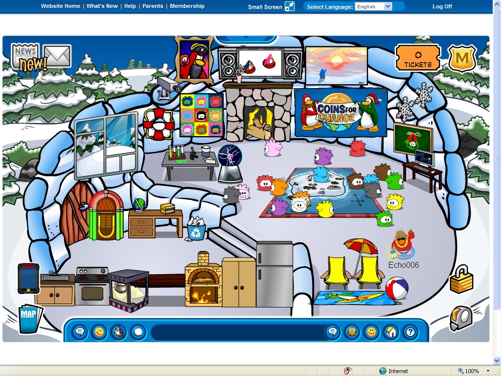 Echo006 In Club Penguin: Echo006's Igloos