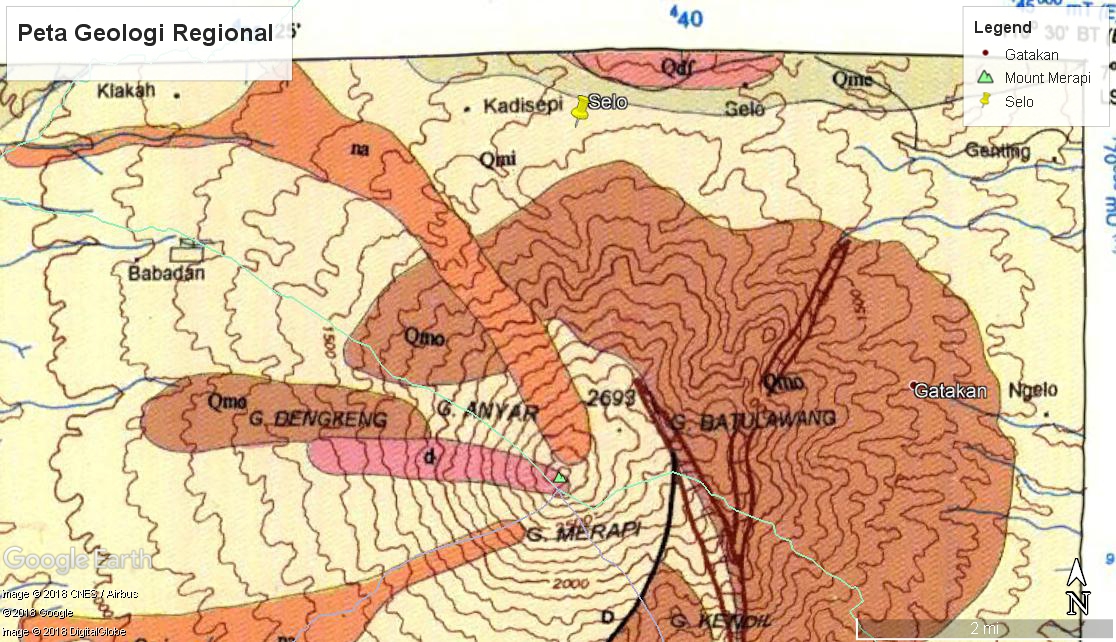 Kondisi Geologi Wisata Alam Gunung Merapi ~ NeededThing