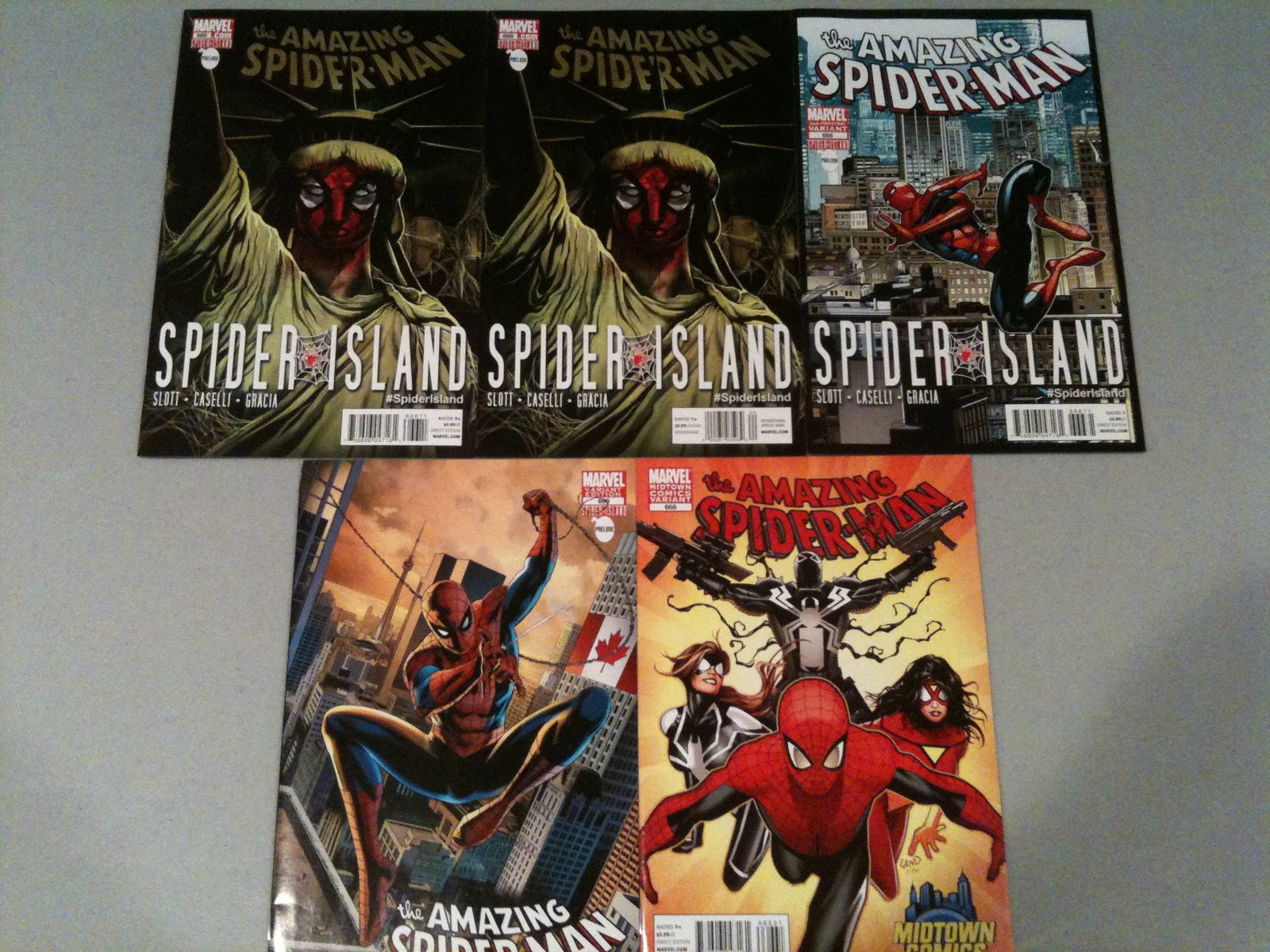 SPIDERMANFAN: Amazing Spider-Man #666 Comic Shop Variants -- The Full ...