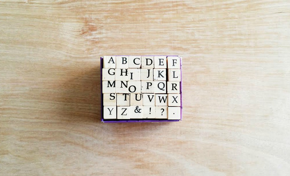 Letter Stamping / Seaweed Kisses