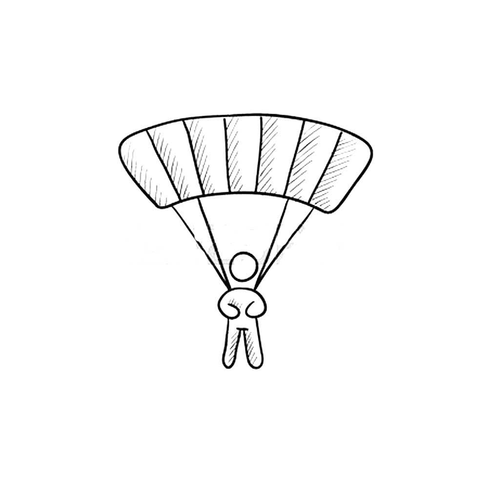 Skydiver Coloring Coloring Pages