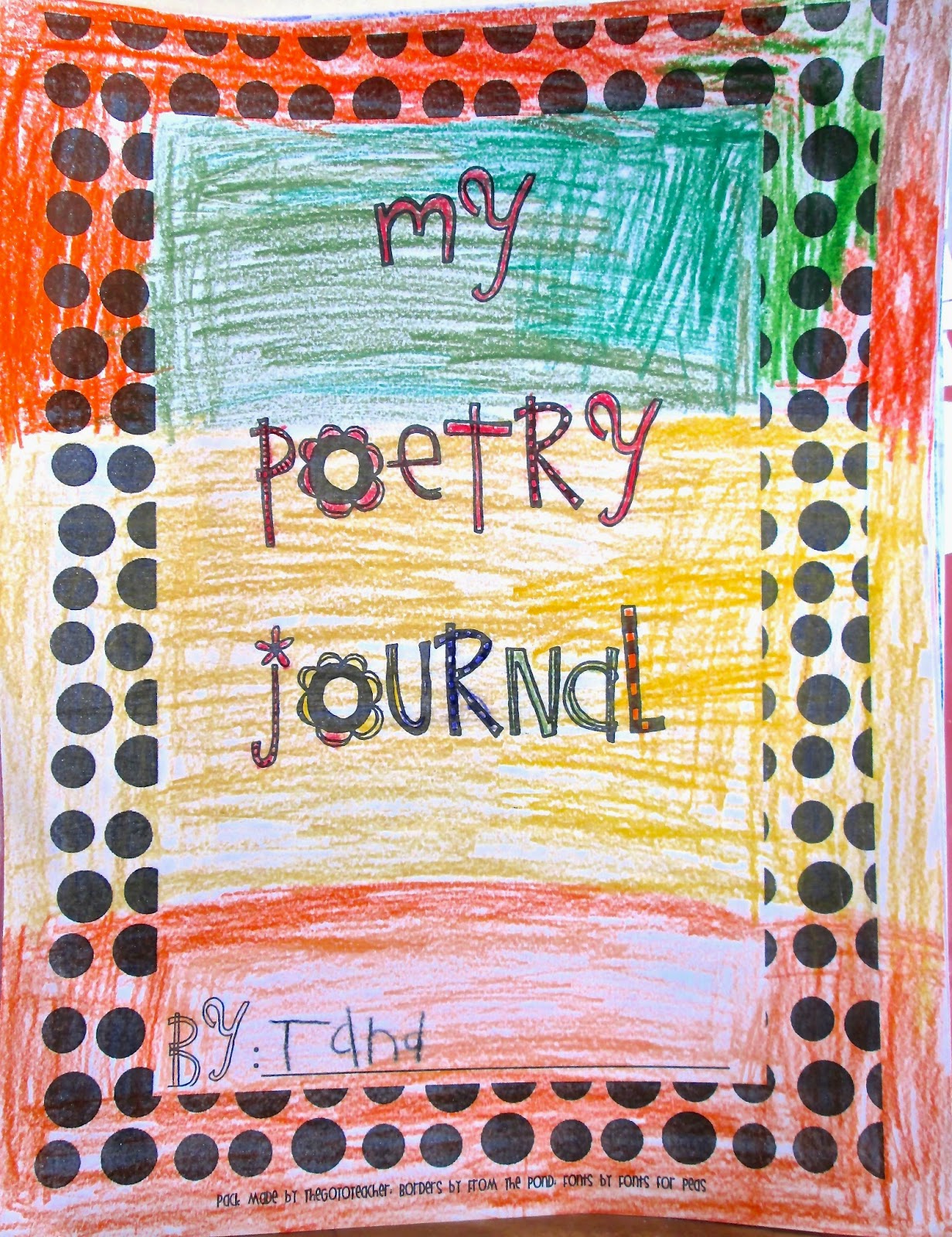 Mrs. Garrabrant's Classroom: Preparing For Our Open House & Poetry