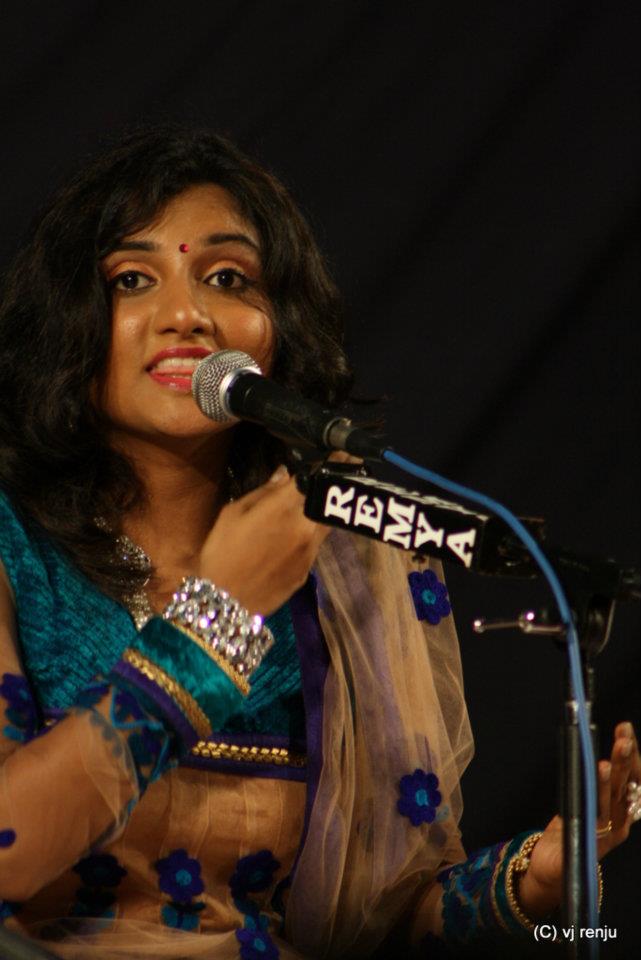 playback singer Manjari cute stills