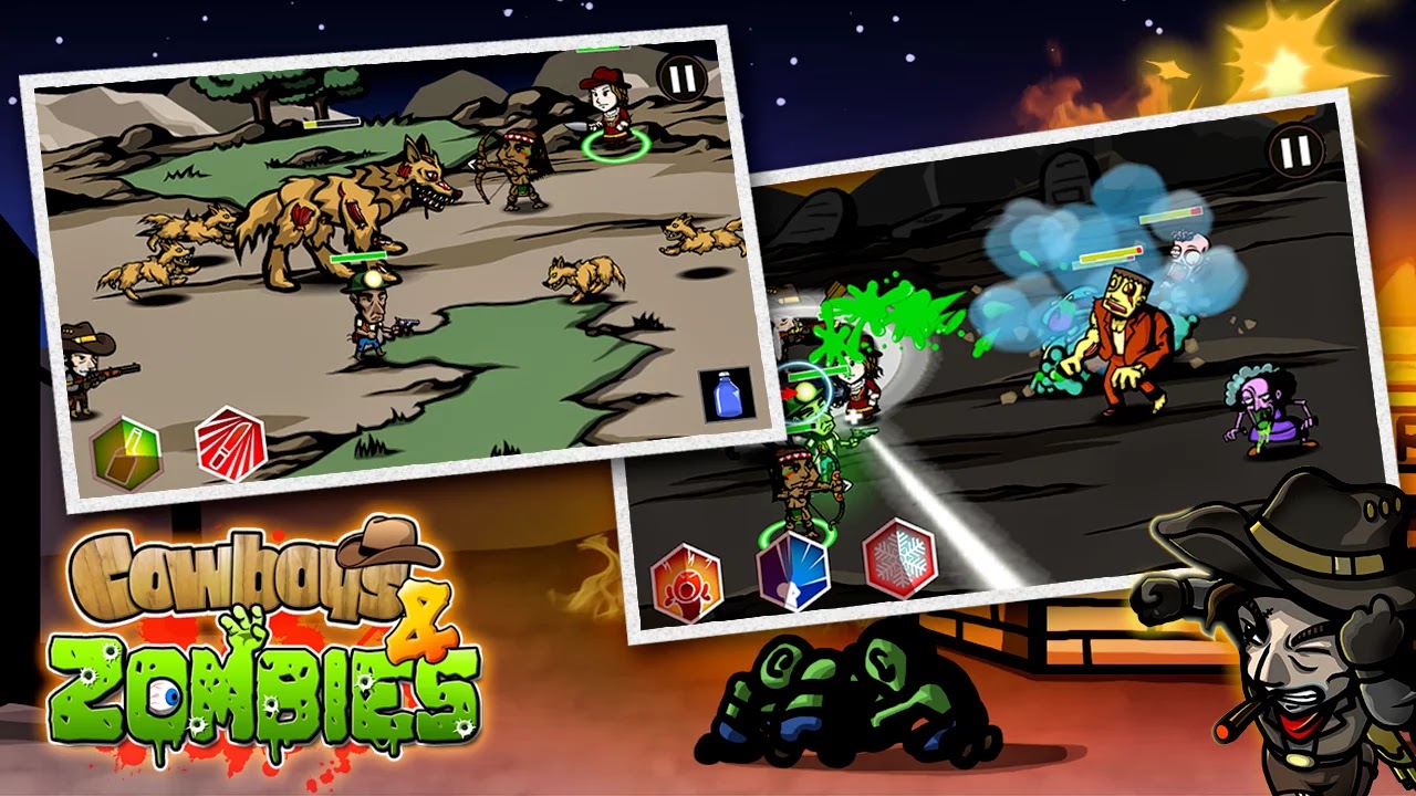 Cowboys and Zombies v1.0.8 Apk (Mod Money) ~ Andro Gleam