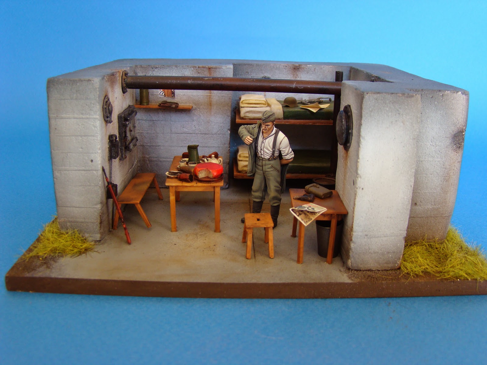 MY mini WORLD: 42. DIORAMA - GERMAN WWII BUNKER 1/35 (BUNKER KIT ...