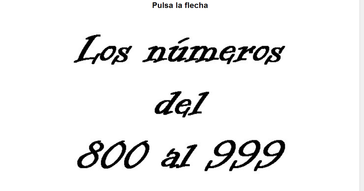 SEGUNDOMONSALUD: LOS NÚMEROS DEL 800 AL 900.