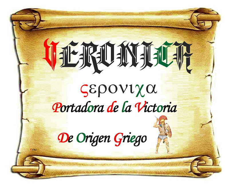 El origen de los nombres: Veronica