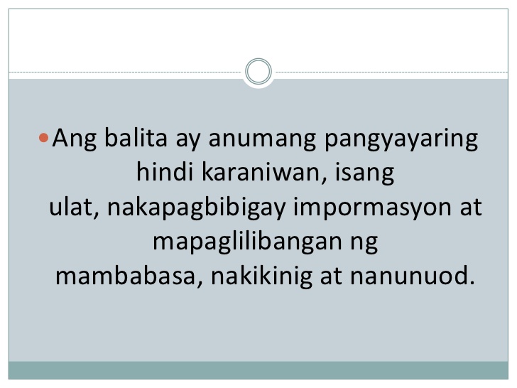 ano ang balita - philippin news collections