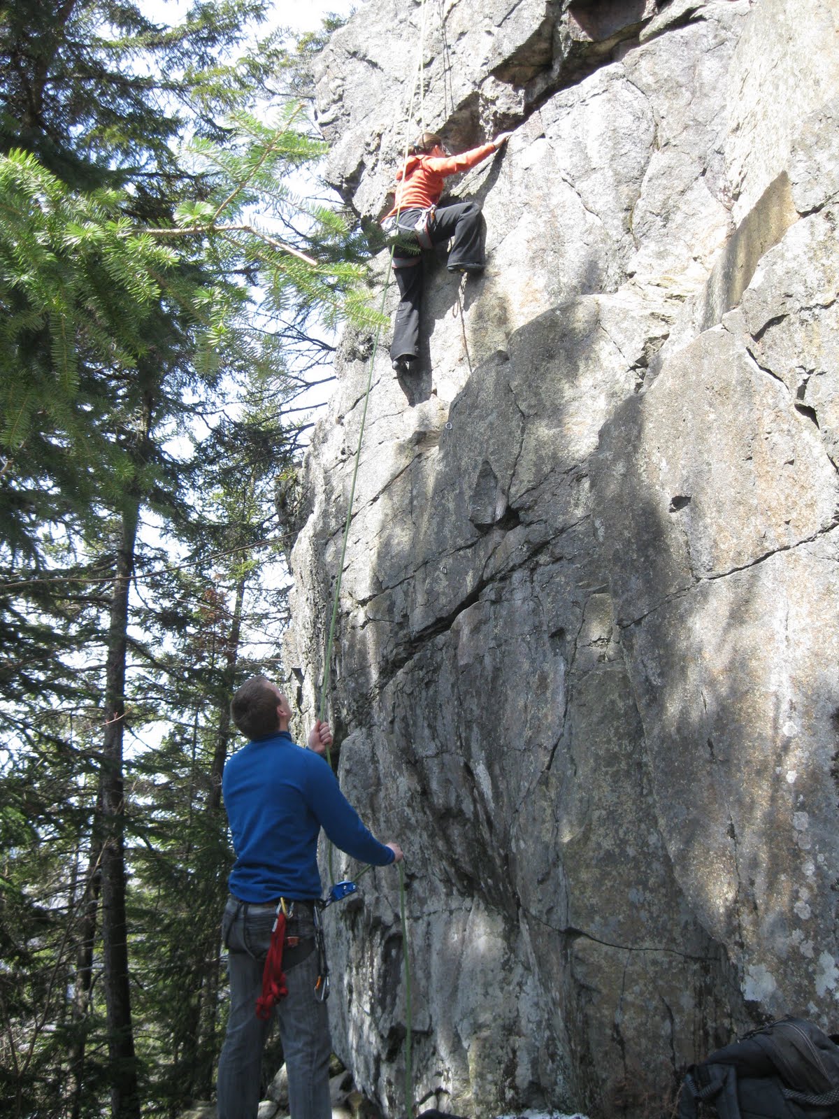 Escalade de rocher au Québec / Quebec rock climbing: Mont Wright - L ...