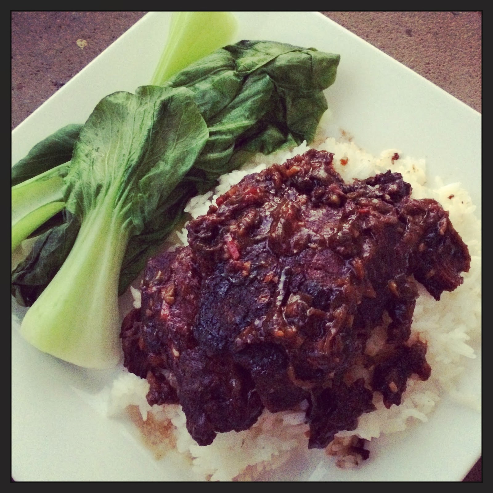 poppy loves pear: slow cooked beef cheeks