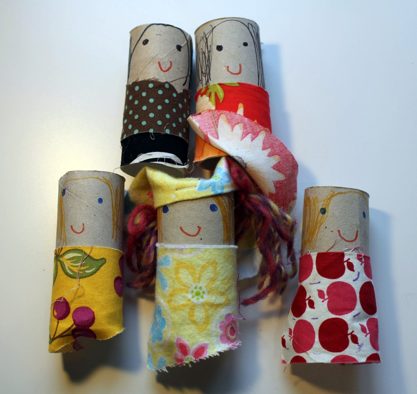 Sew me a fumberlant: Toilet Roll People