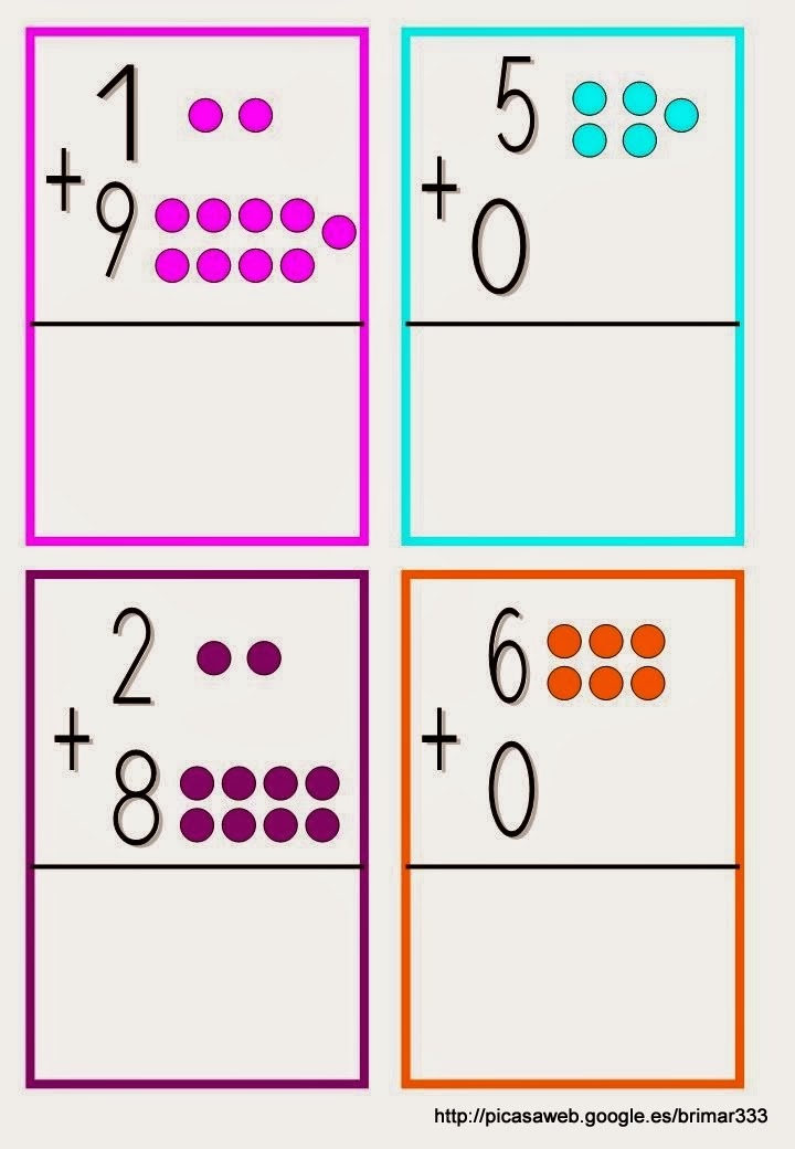 ESOS LOCOS BAJITOS DE INFANTIL: JUEGOS DE SUMAS