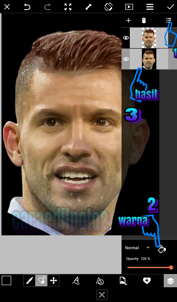 Cara Edit Foto Eraser Art di PicsArt Android Terbaru Keren Banget