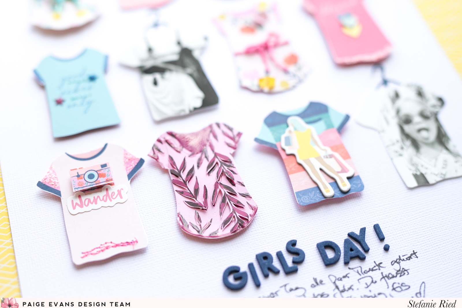 Girls Day! Layout by Stefanie Ried | Paige Taylor Evans