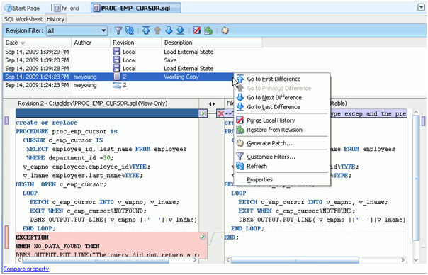 Oracle Masterminds Using Source Code Control In Oracle Sql Developer