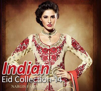 Indian Designer Eid Collection 2014/2015 | Glossy Nargis Fakhri Eid ...