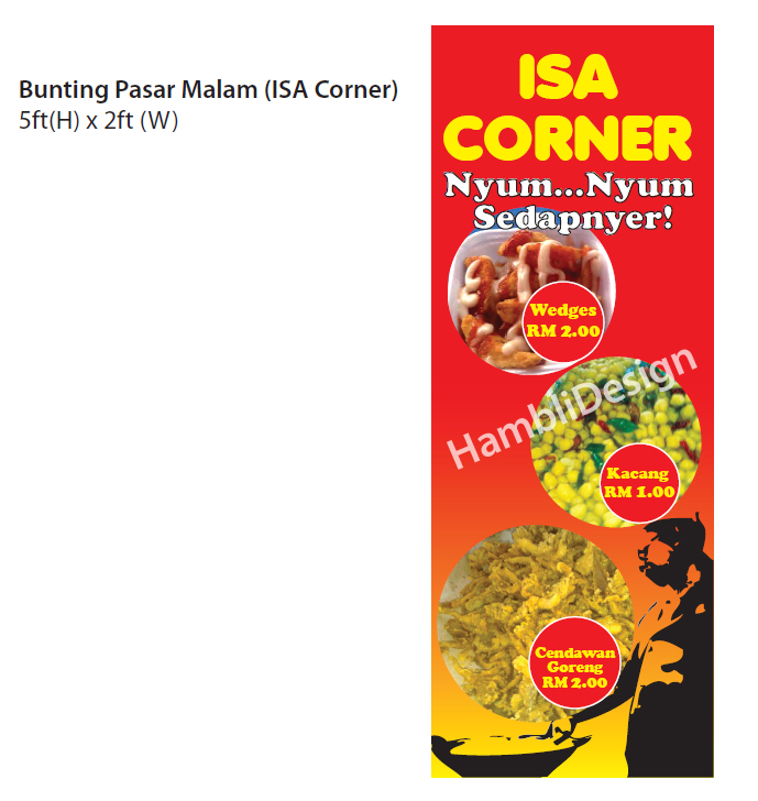 Graphic Design: ISA Corner (Bunting)