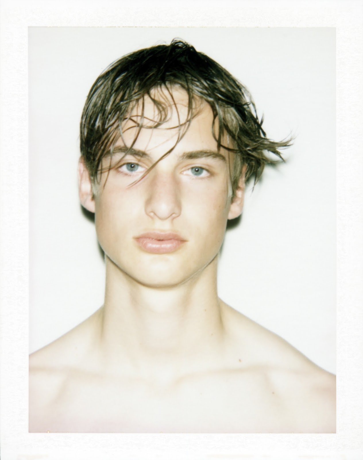 Alpha Male Model Management: EMILE on polaroid by Ferry van der Nat