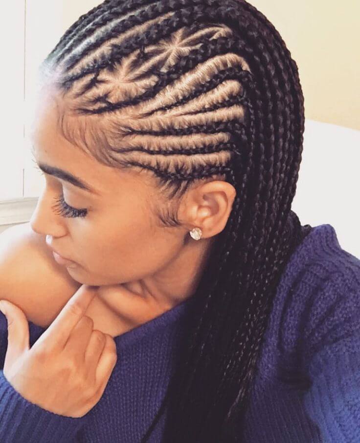 +17 Trendy Black Cornrows Hairstyles 2020 To try - style afrika