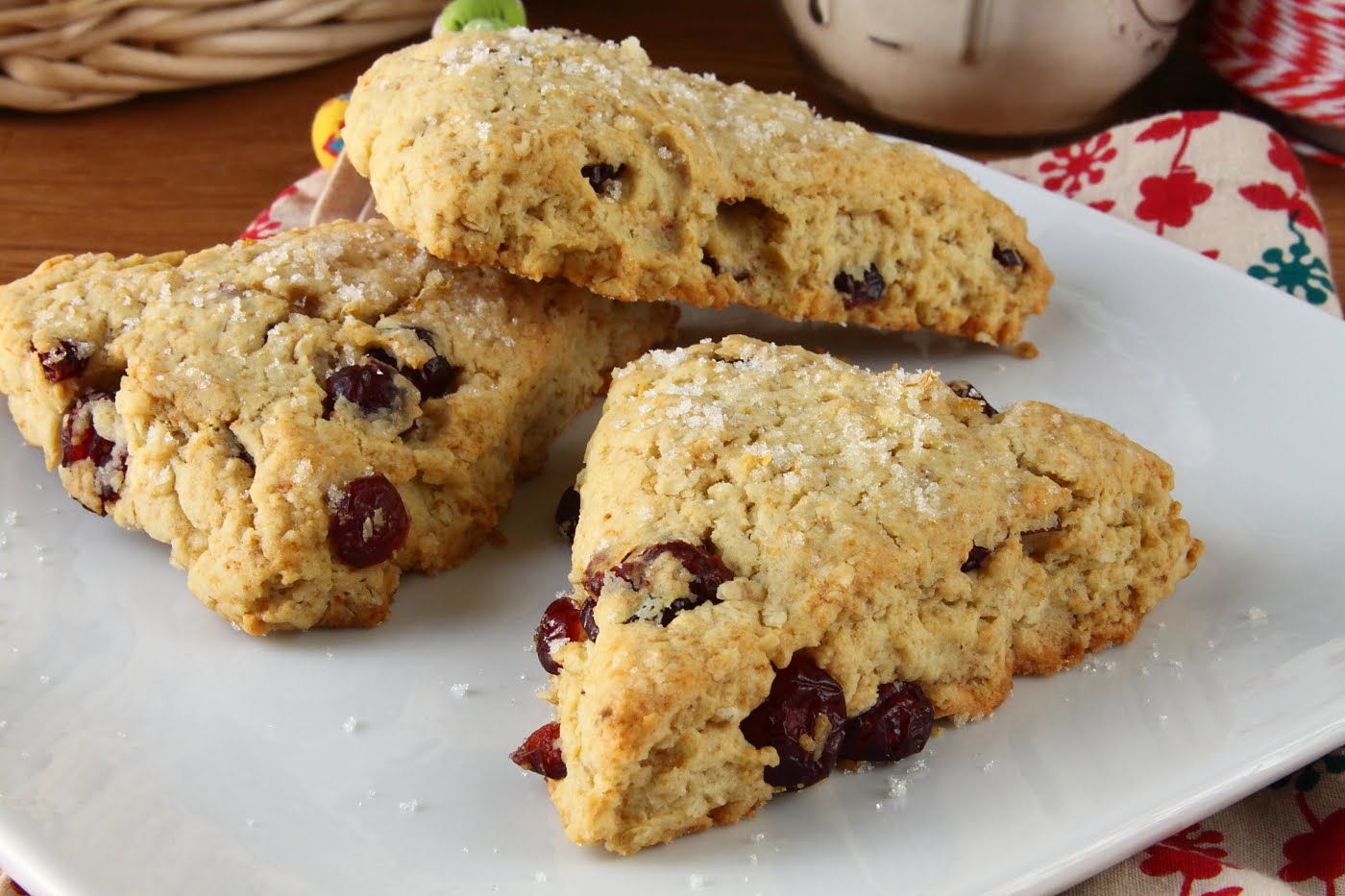 ShowFood Chef: Food Gift - Olive Oil Cranberry & Oat Scones - Mix In A Jar