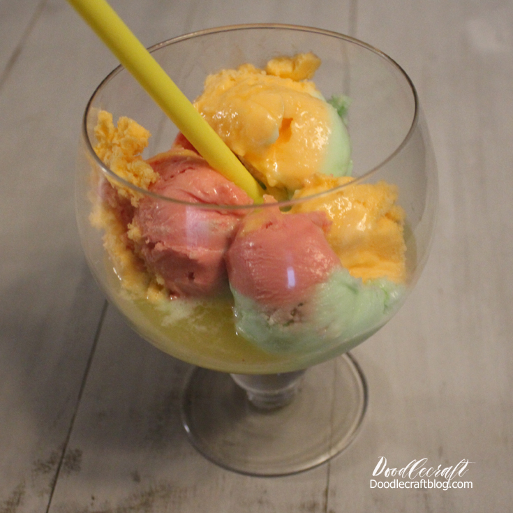 Pineapple Rainbow Float!