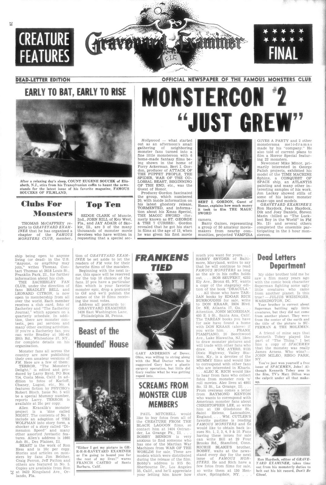 The Masks of Famous Monsters - Issue # 14 | Blood Curdling Blog of ...