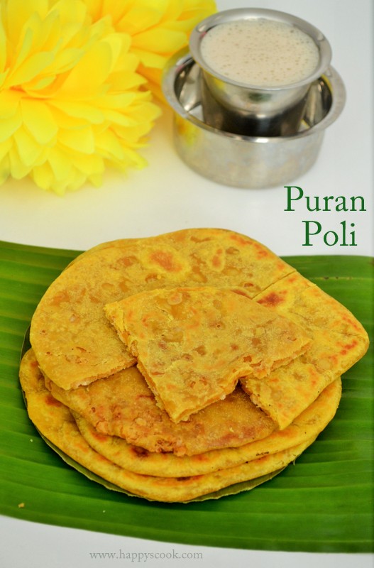 Paruppu Poli Recipe | Puran Poli | Diwali Special Recipes | Happy's Cook