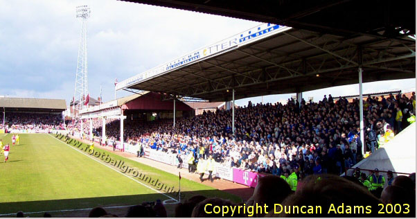 The Rainham End.: Millmoor - Rotherham United