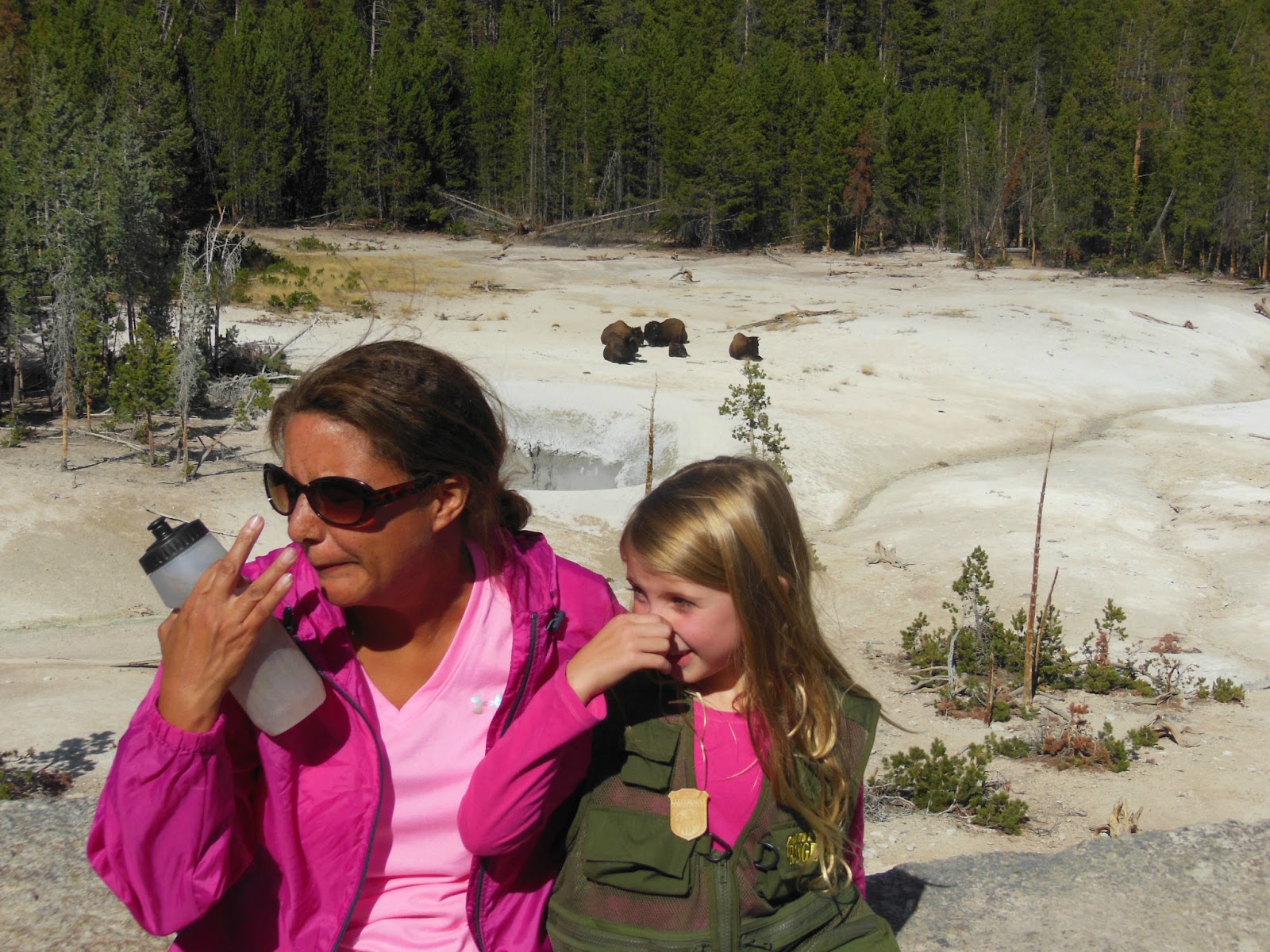 The Toast Family Blog: Welcome to Yellowstone! Pee-yew, whats that smell!?!