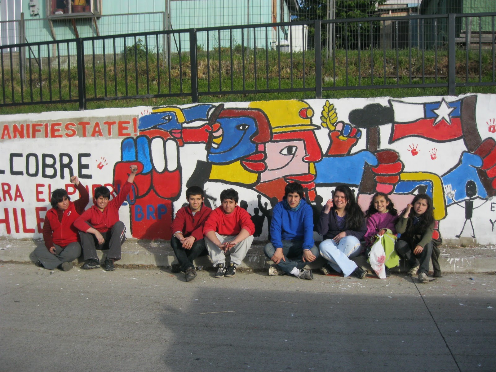 *CIEN AÑOS CIEN MURALES: Segundo Mural BRP en coyhaique