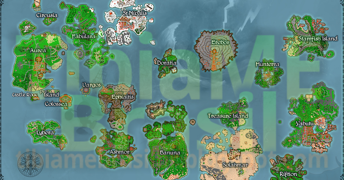TibiaME Brasil : MAPAS
