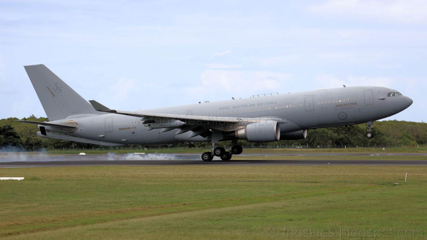 Far North Queensland Skies: RAAF KC-30A Tanker A39-005 arrives