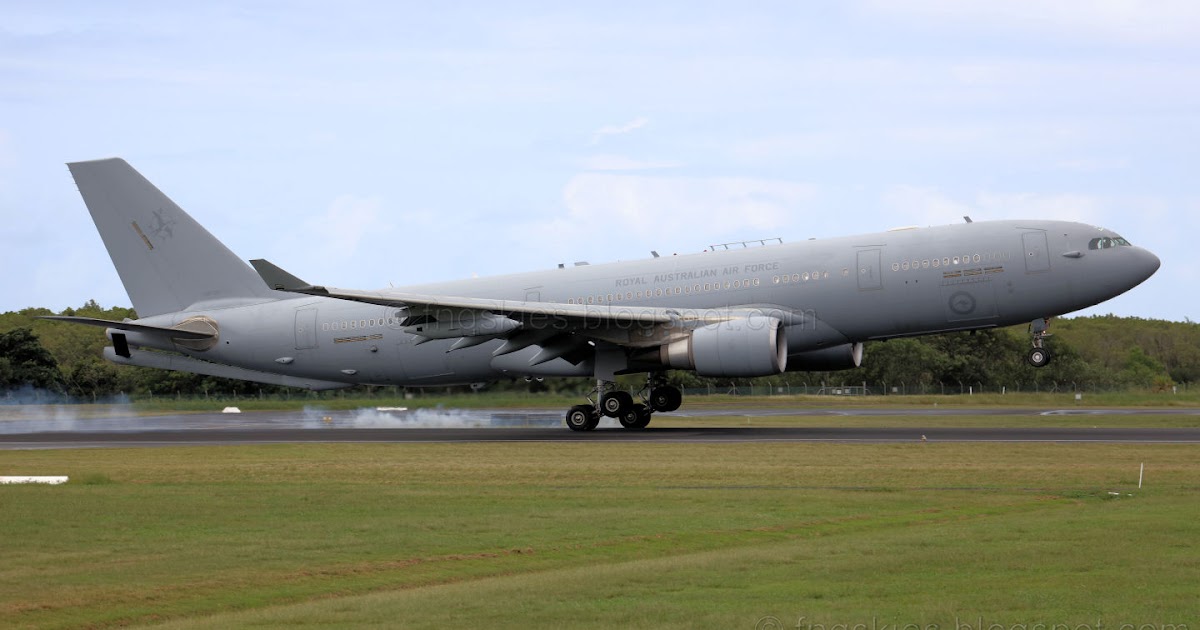Far North Queensland Skies: RAAF KC-30A Tanker A39-005 arrives