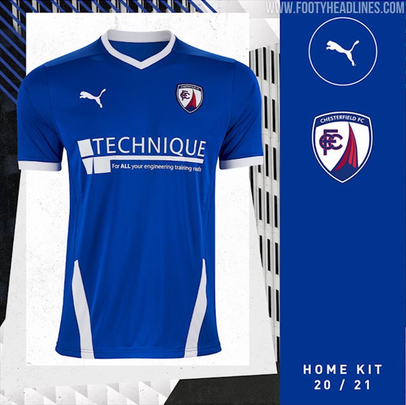Puma Chesterfield 20-21 Home & Away Kits Revealed - Footy Headlines