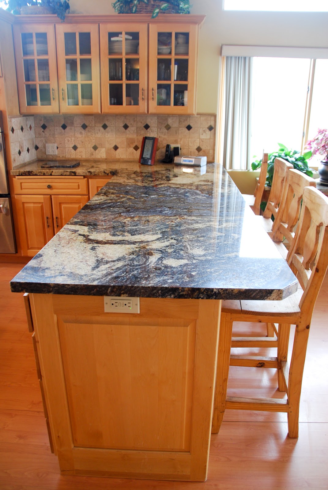 The Granite Gurus: Spectrus Granite Kitchen by MGS by Design