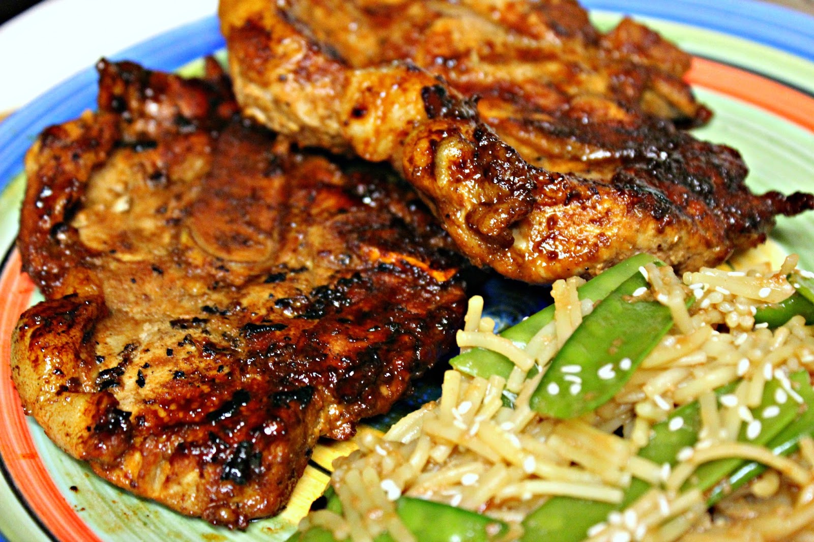 Korean Pork Chops - A Bountiful Love