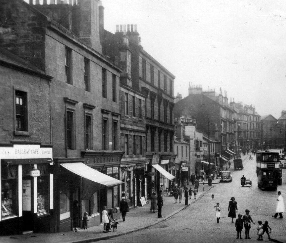 Tour Scotland: Old Photographs Balgrayhill Road Springburn Glasgow Scotland