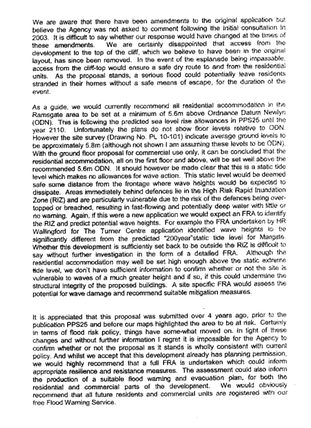 Ian Driver's Thanet: Ramsgate Pleasurama Flood Risk: Environment Agency ...